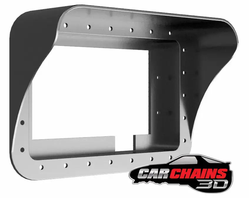3D Printed 7 Inch Holley EFI Screen Flanged / Flush Mount - CarChains3