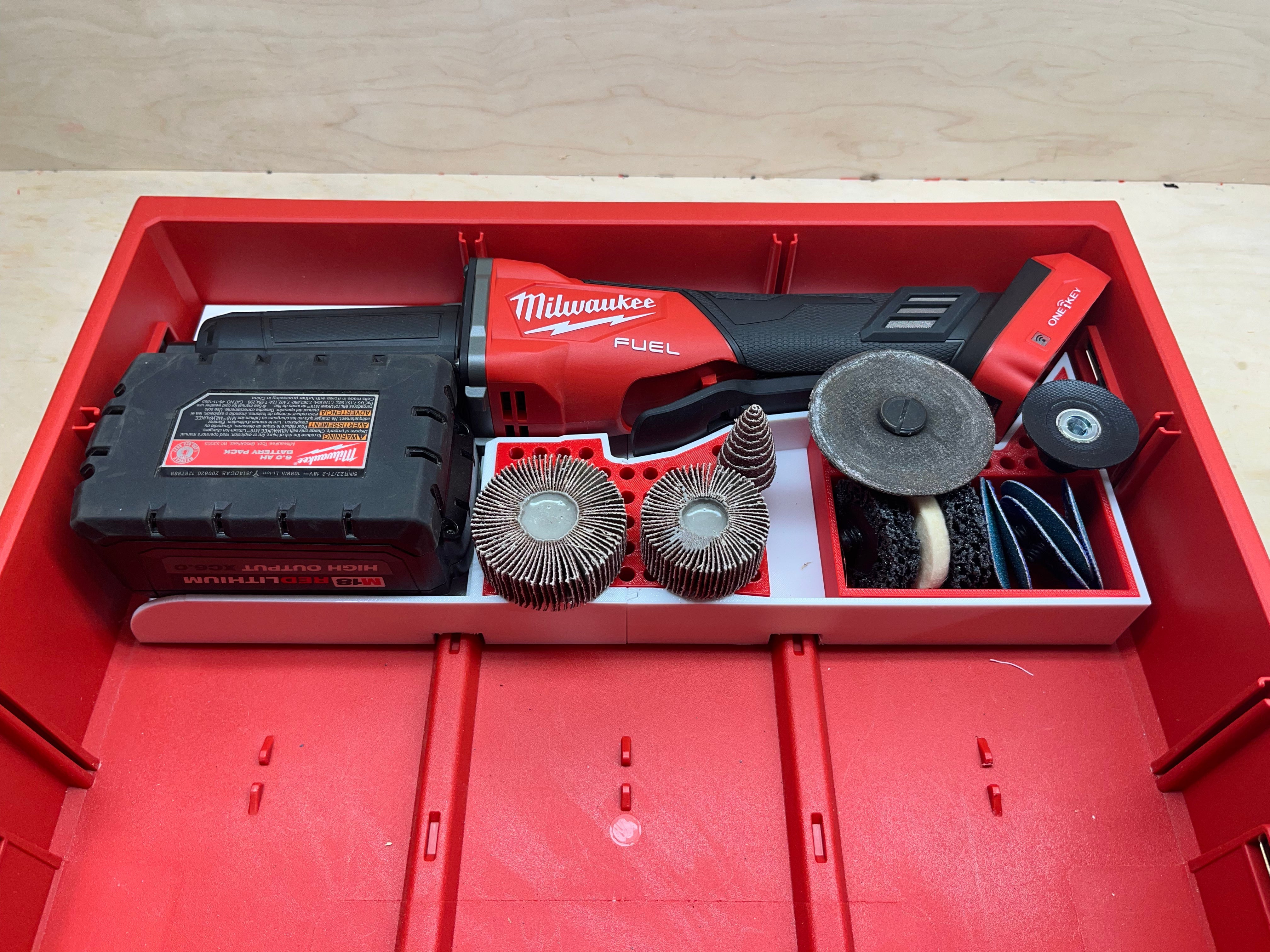 Packout Drawer Insert for M18 FUEL Die Grinder (MDG18 D) - Sidewinder